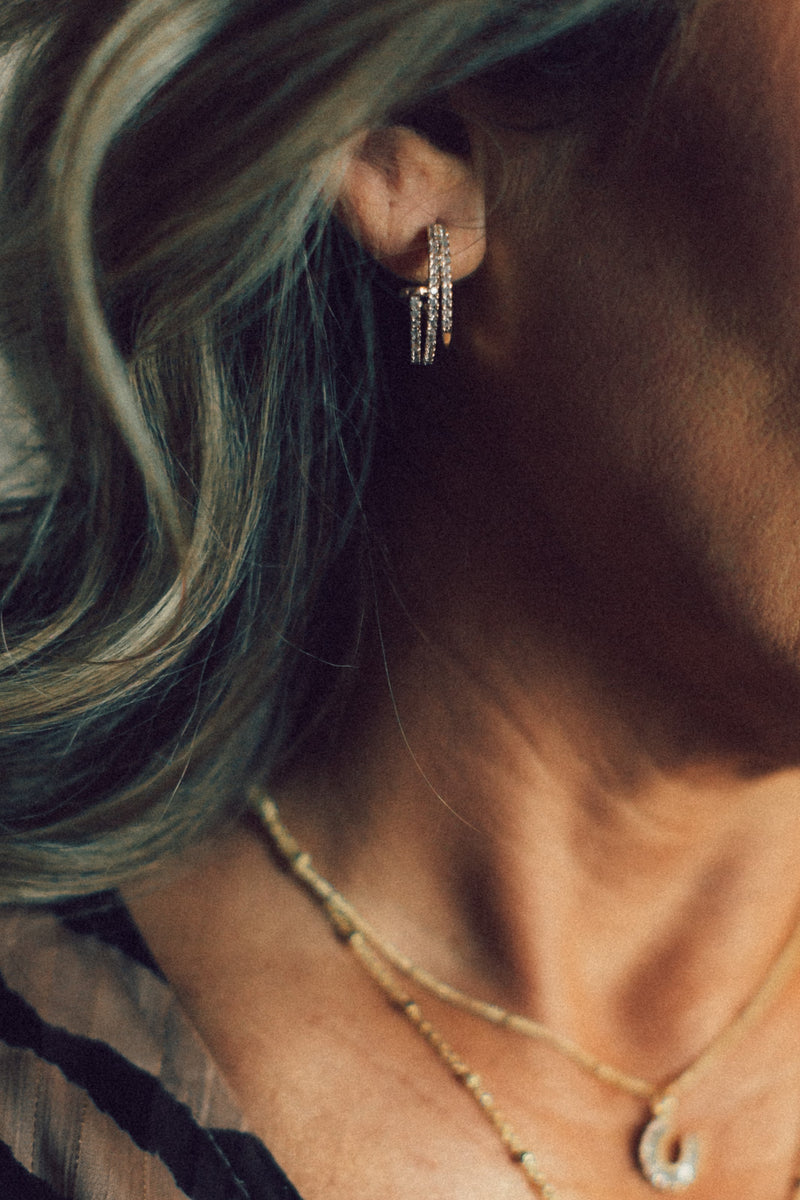 Chaise Nail Hoops – Vintage Boho Bags