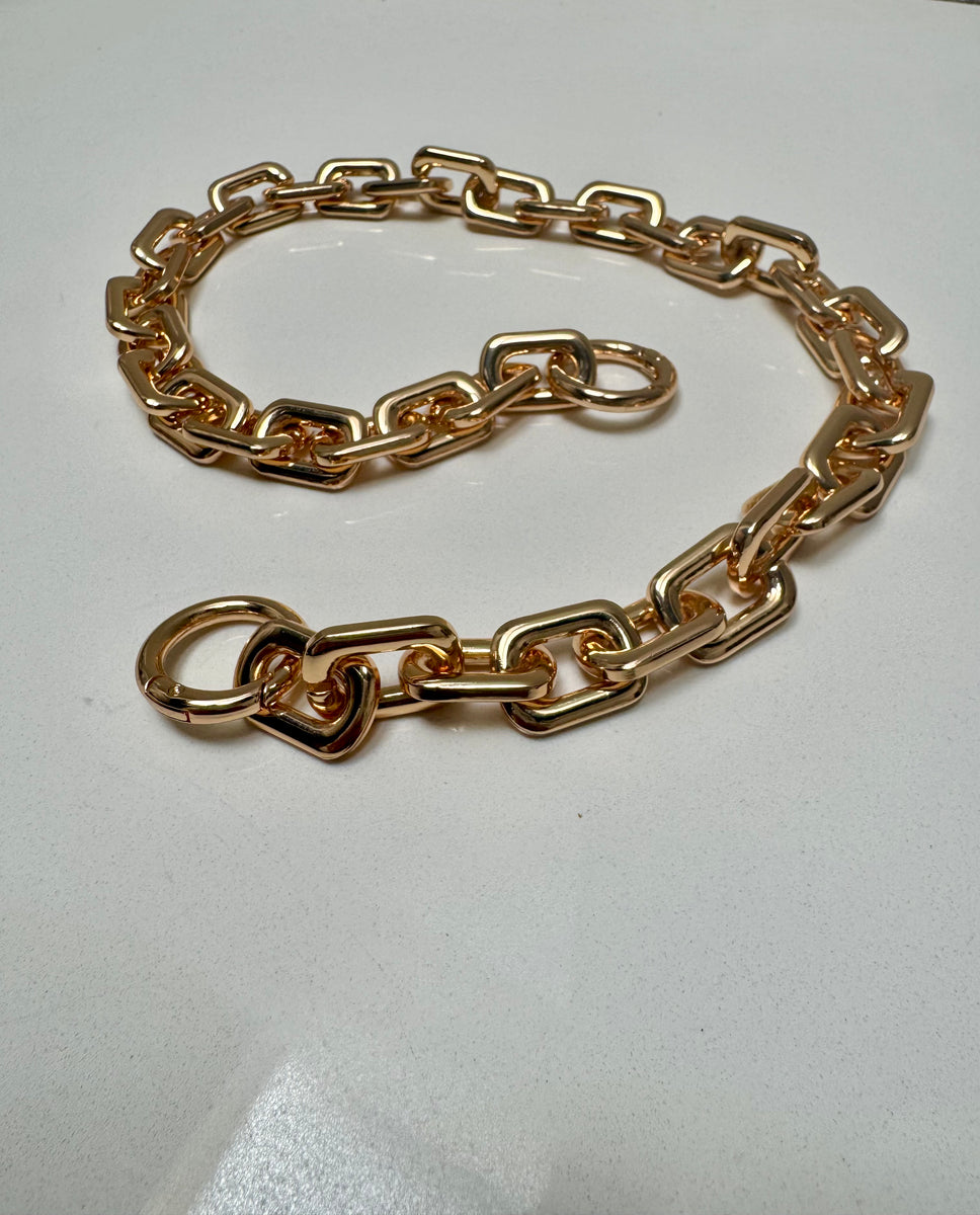 Chunky Gold Chain Strap – Vintage Boho Bags